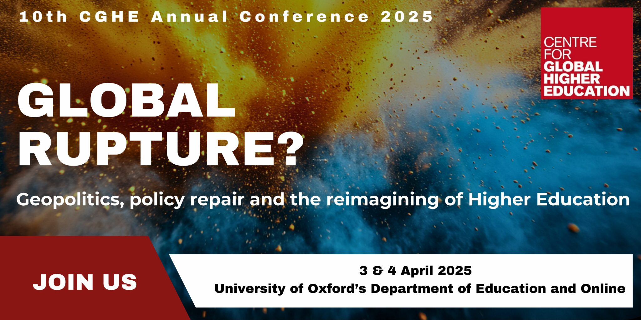 CGHE Annual Conference 2025: Call for proposals | Centre for Global ...
